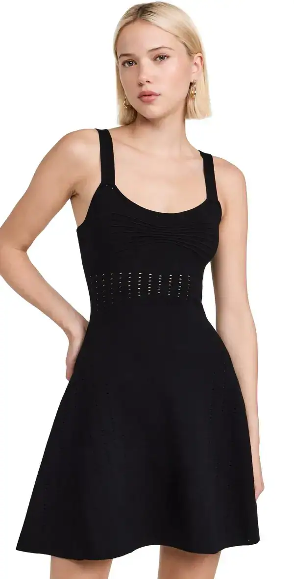 aje cast knit mini dress Reine In Black - 75% Off Aje moonlight