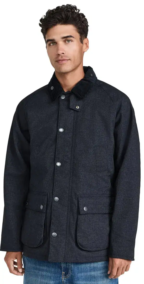 Barbour Winter Bedale Waterproof Jacket In Navy - 45% Off 