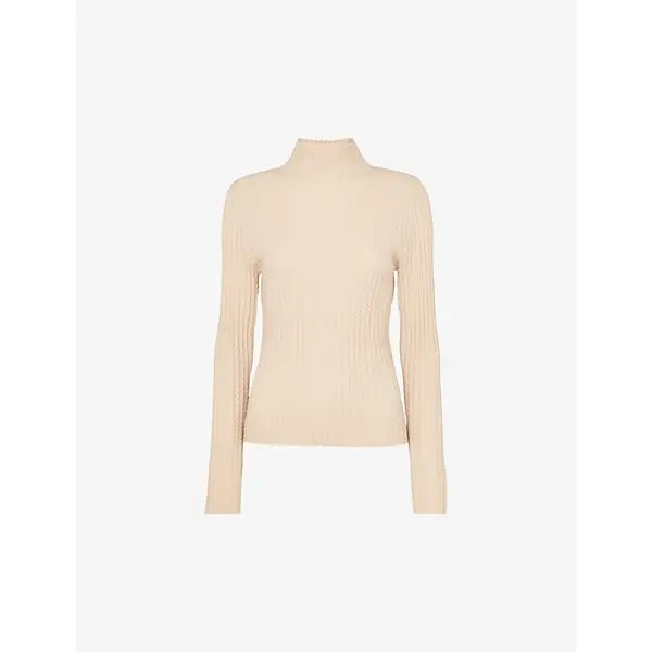 Whistles Slim-fit Textured Woven Jumper
