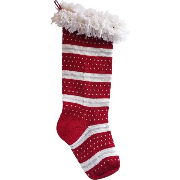 MELANGE COLLECTION Santa Cuff Stocking