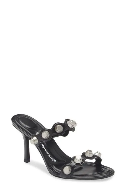 Alexander Wang Riot Ricco Studded Sandals - Black