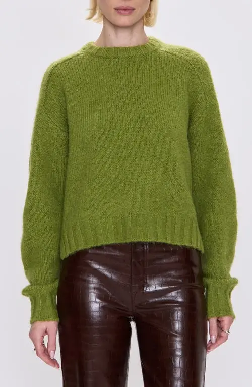 PISTOLA Adina Crewneck Sweater - Pea Green