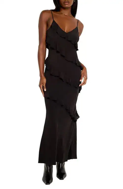 elegant evening wear dresses Elegant V Neck Satin Black Long Prom Dresses with Pockets, Simple V Ne –  Shiny Party