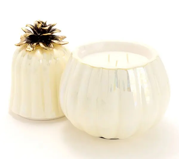 HOMEWORX BY SLATKIN + CO. As Is Iridescent Gourd Candle