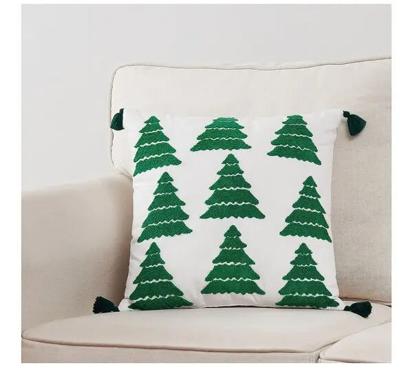 TRULY SOFT Winter Tree 18x18 Decorative Pillow