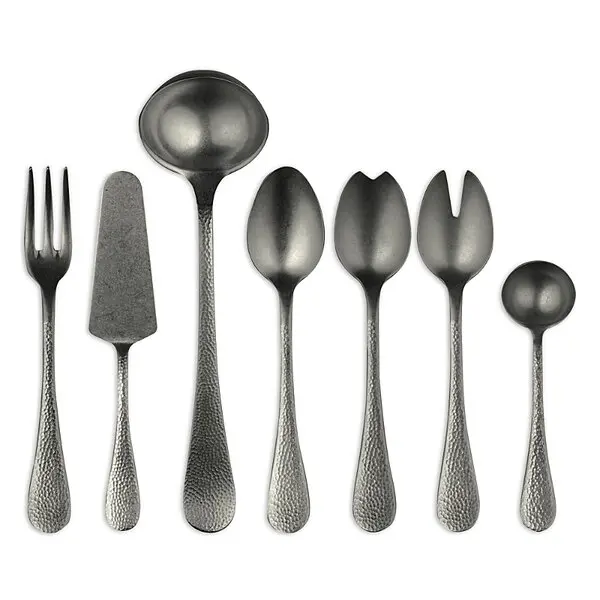 MEPRA Pvd Flatware 7 Piece Full Serving Set - No Color