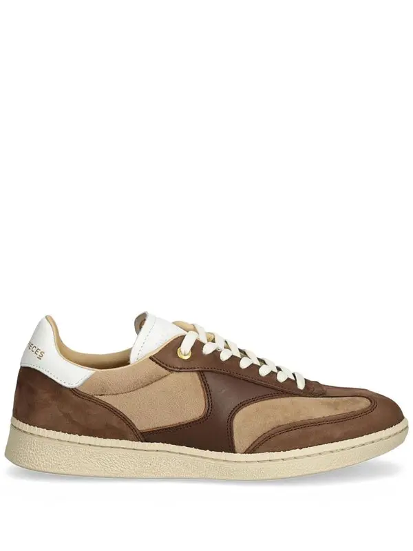 Filling Pieces Panelled Trainers - Brown