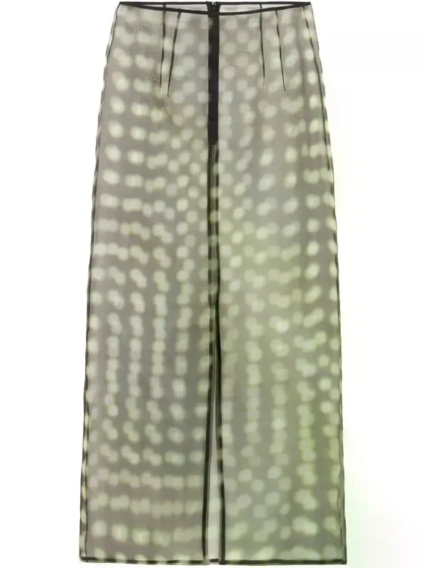16Arlington Dia Midi Skirt - Green