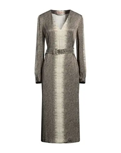 TWINSET Midi Flared Dress - Green