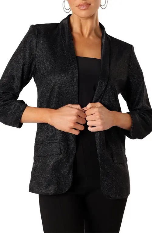 PETAL & PUP Gemma Metallic Knit Blazer
