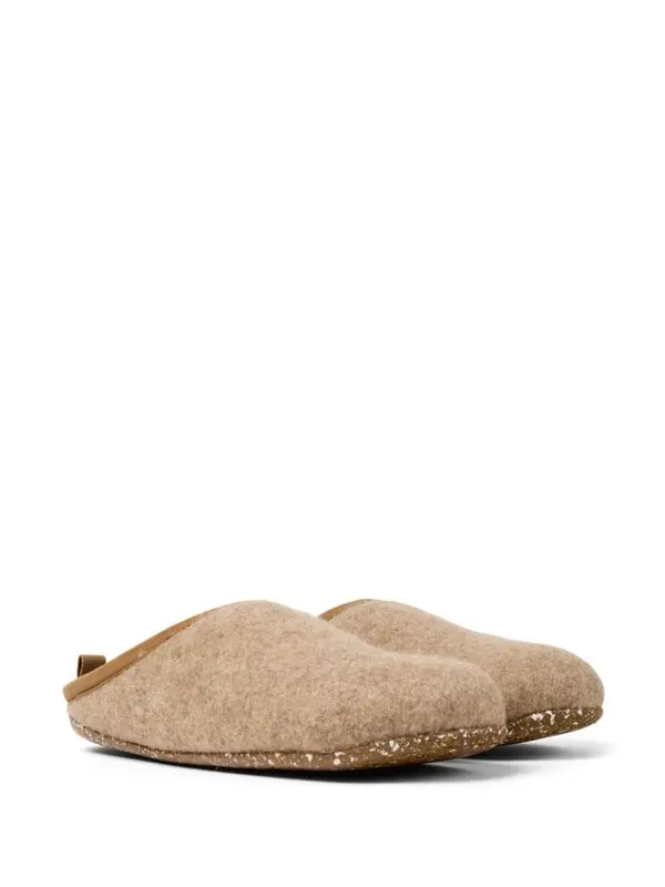 Camper Wabi Wool Slippers - Neutrals
