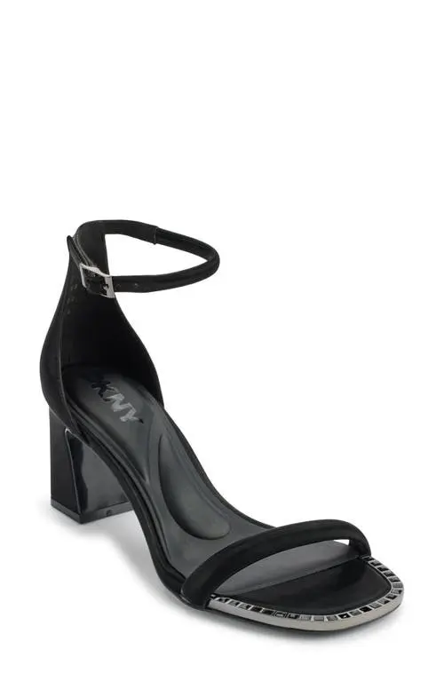 Dkny Wenda Ankle Strap Sandal - Black
