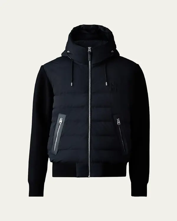 Mackage Andrew Hybrid Down Jacket - Black