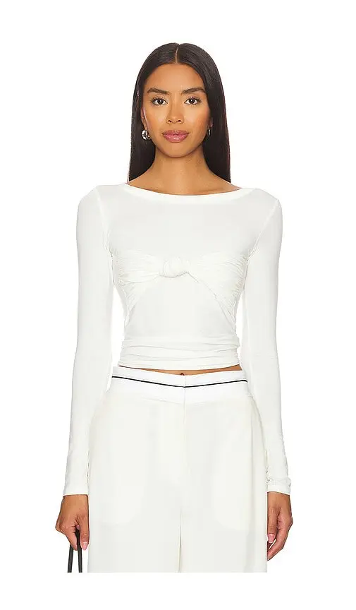 THE LINE BY K Zoe Top - Vanilla