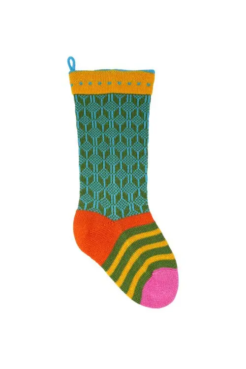MELANGE COLLECTION Colorful Stocking