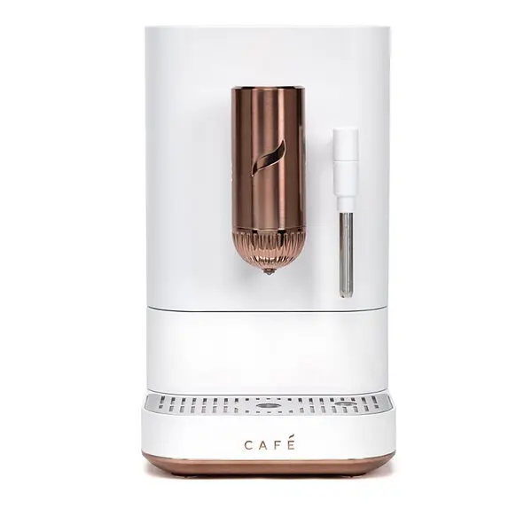 GE APPLIANCES Cafe Affetto Automatic Espresso Machine With Frother - Matte White