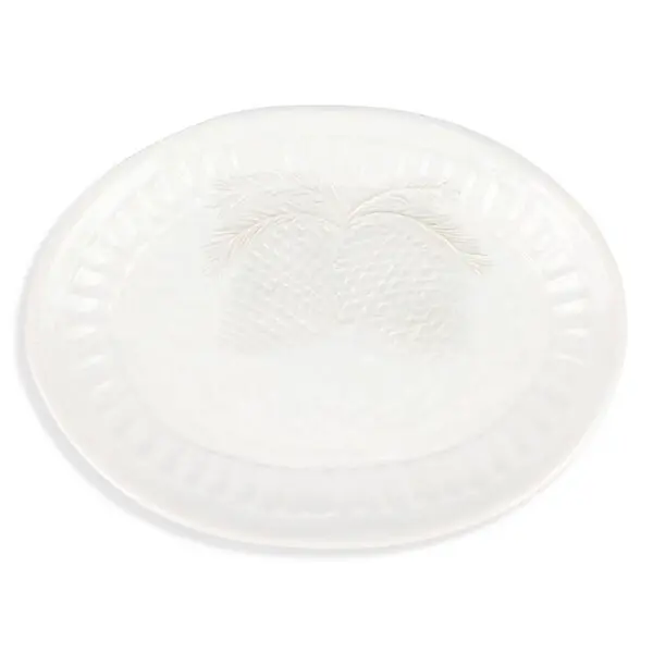 VIETRI Pietra Natale Pinecone Small Oval Platter