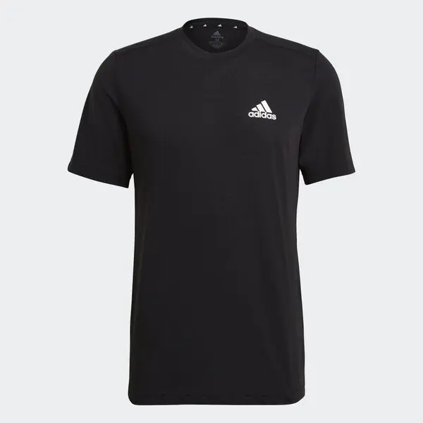 Adidas Aeroready Designed To Move Feelready Sport Tee - Black / White