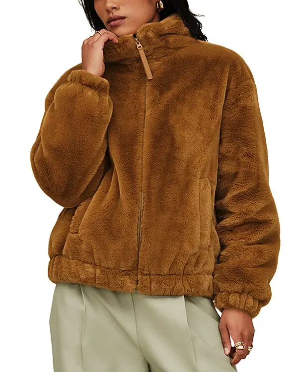 UGG Tash Faux Fur Jacket - Deco