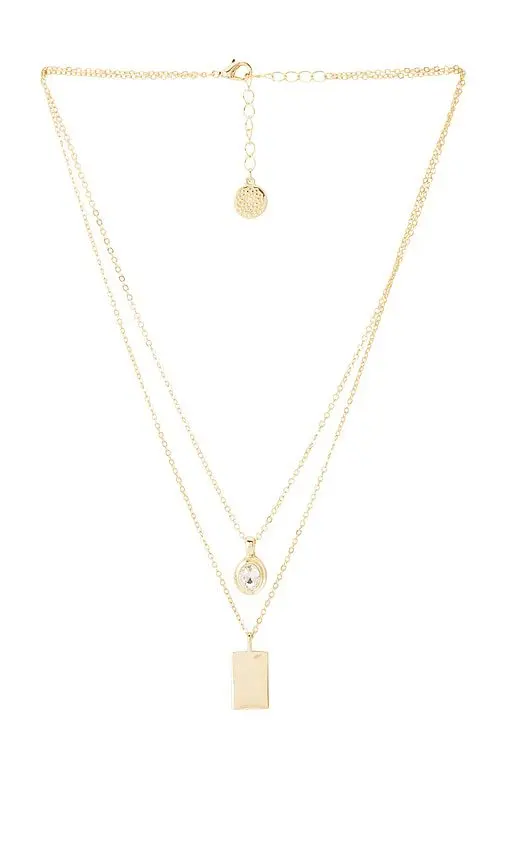 AMBER SCEATS Metallic Billie Layered Necklace - Gold