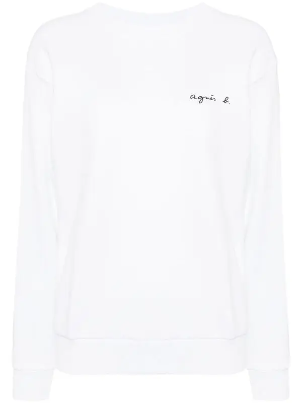 AGNÈS B. Logo Print Sweatshirt