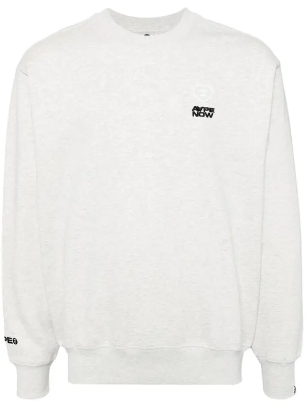 AAPE BY *A BATHING APE® Logo-patched Sweatshirt