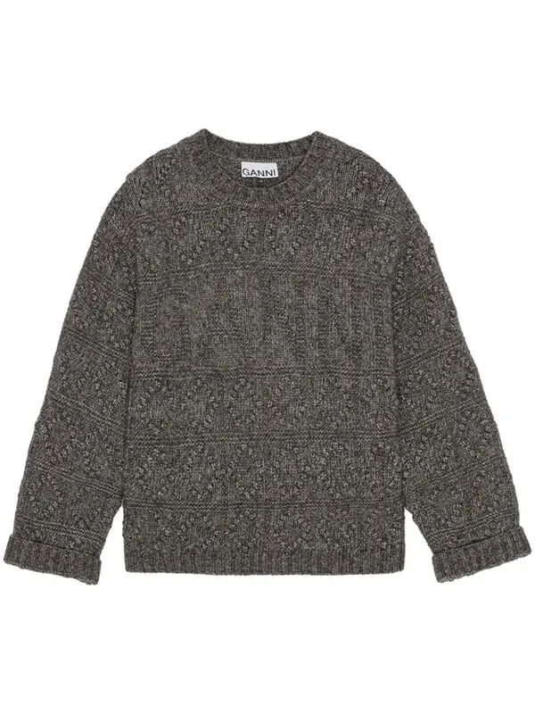 GANNI Bubble Jumper - Grey