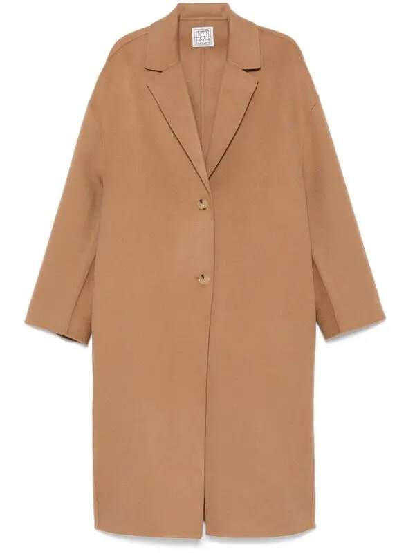 TOTÊME Wool Coat - Brown