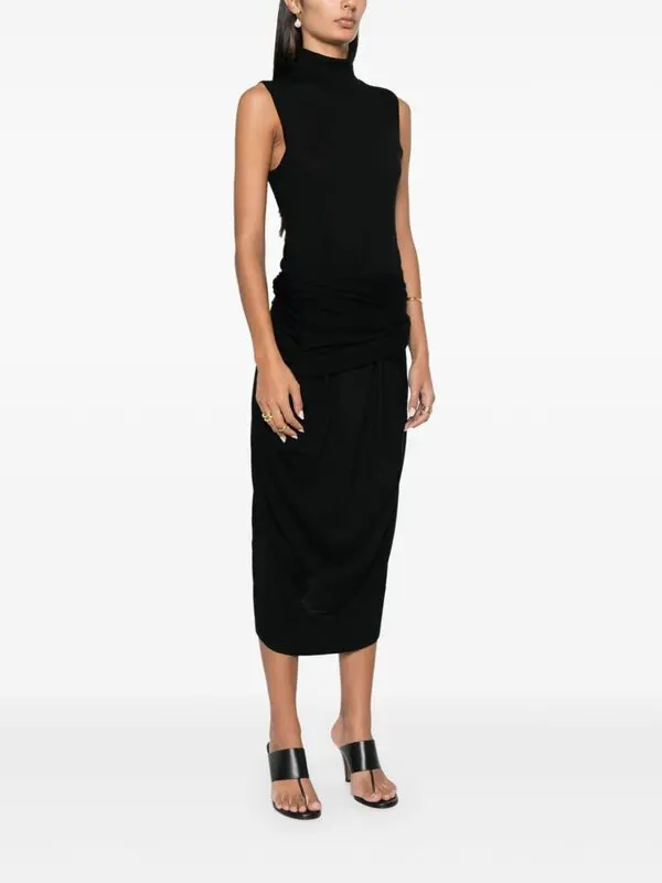TOTÊME Draped Midi Dress
