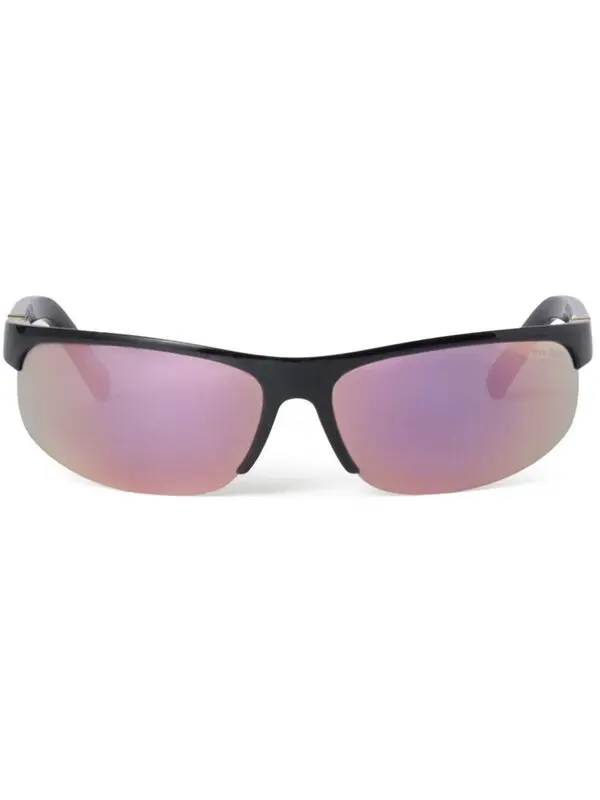 Miu Miu Rectangle Sunglasses - Black