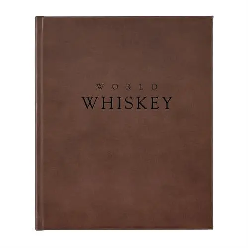 GRAPHIC IMAGE World Whiskey Leather Coffee Table Book
