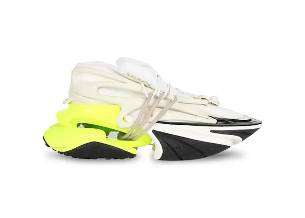 Balmain Unicorn Low-top Sneakers - White/yellow