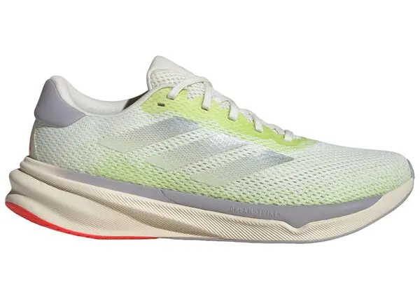Adidas Supernova Stride Sneakers - Off White/silver Metallic/pulse Lime