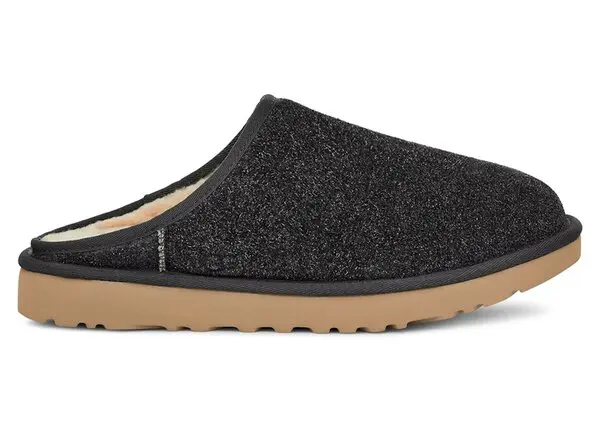 UGG Classic Slip-on Suede Slippers - Dark Grey