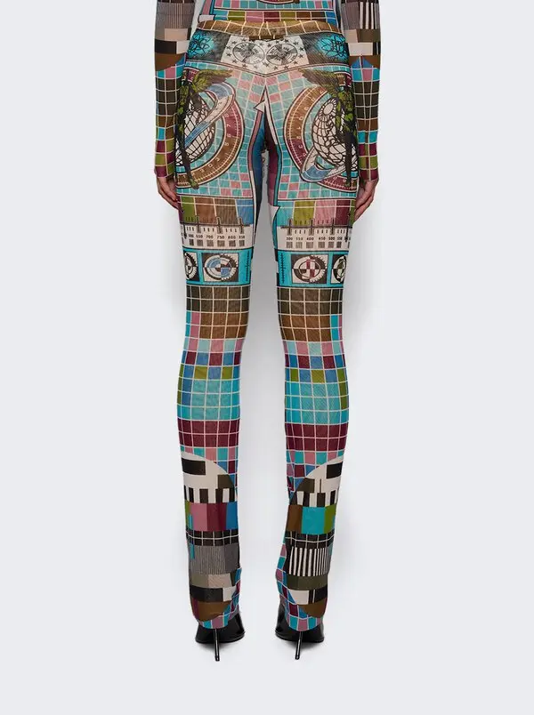 Jean Paul Gaultier Graphic Mesh Trousers