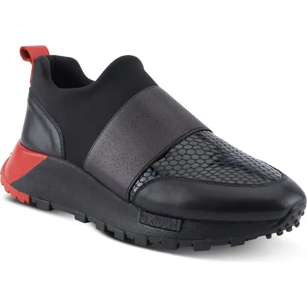 SPRING STEP SHOES Posh Mixed Media Slip-on Sneakers