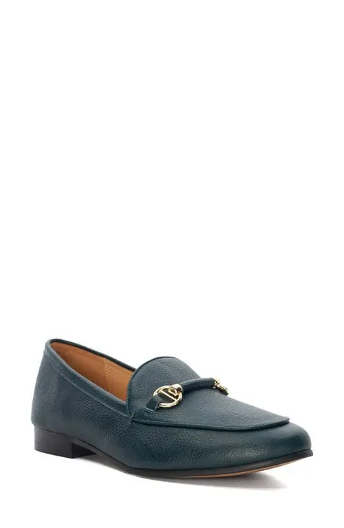 Dune London Grandeur Bit Loafer - Dark Green