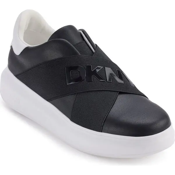 Dkny Jaye Platform Sneakers - Black/ White