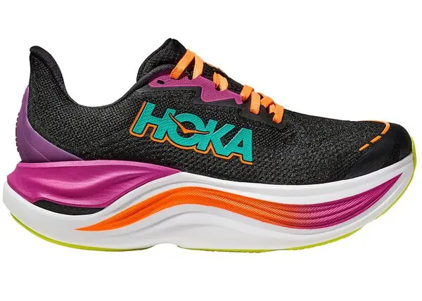 Hoka One One Skyward Xin - Black/electric Aqua