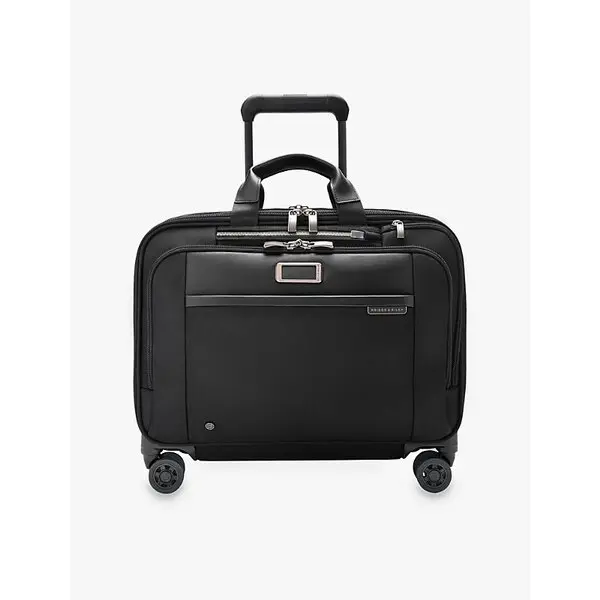 Briggs & Riley Work Large Woven Spinner Briefcase - Black