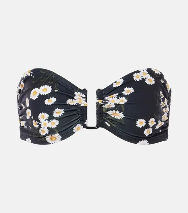 ERES Tendrement Floral Bandeau Bikini Top