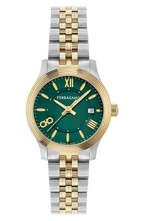 FERRAGAMO Duo Two-tone Bracelet Watch
