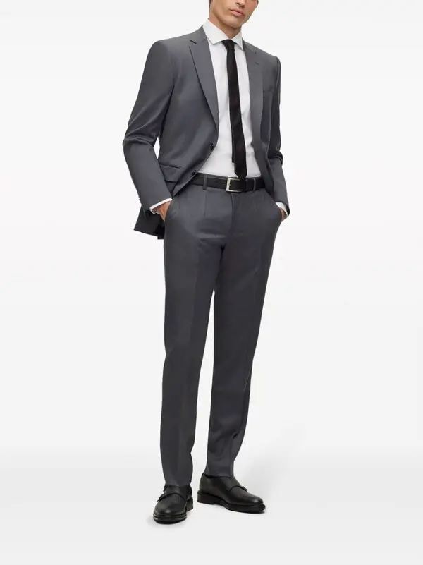 Hugo Boss Pressed-crease Tailored Trousers