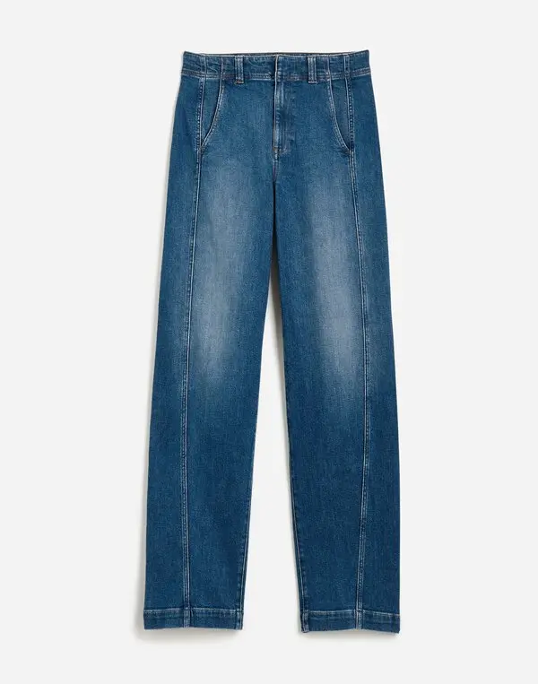 Madewell Curvy Tapered Denim Trousers
