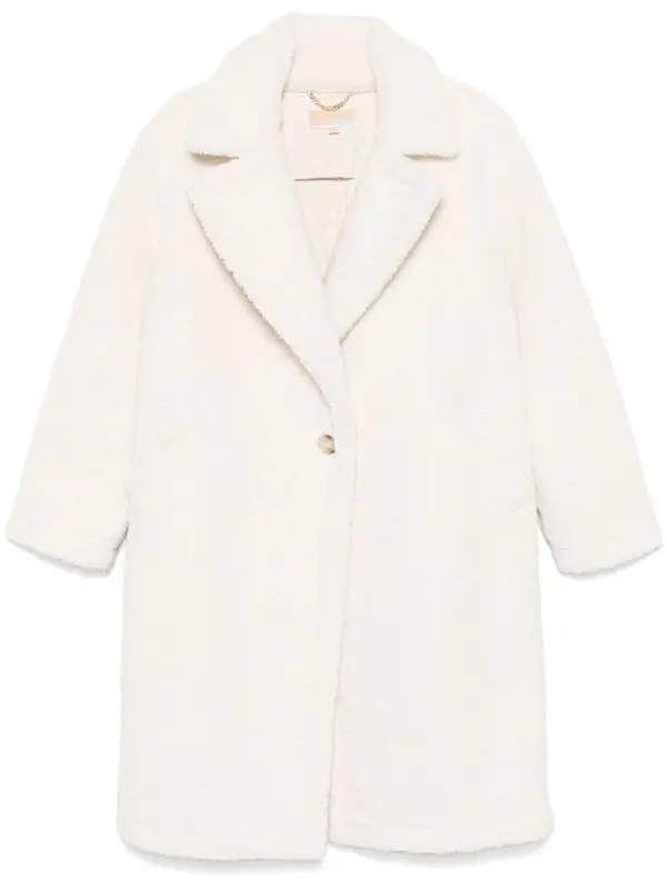 Michael Kors Faux Shearling Mid-length Coat
