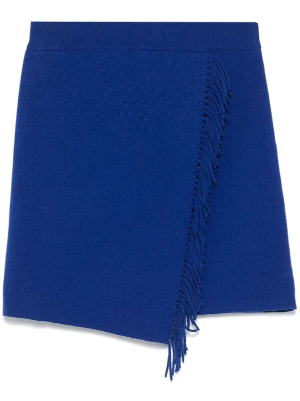 LISA YANG Mette Mini Skirt - Blue