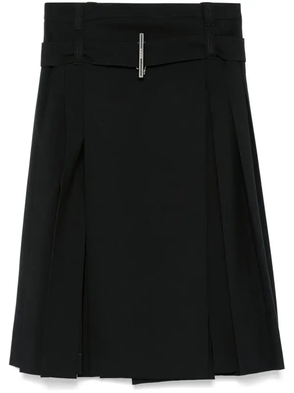 Alexander McQueen Pleated Midi Skirt