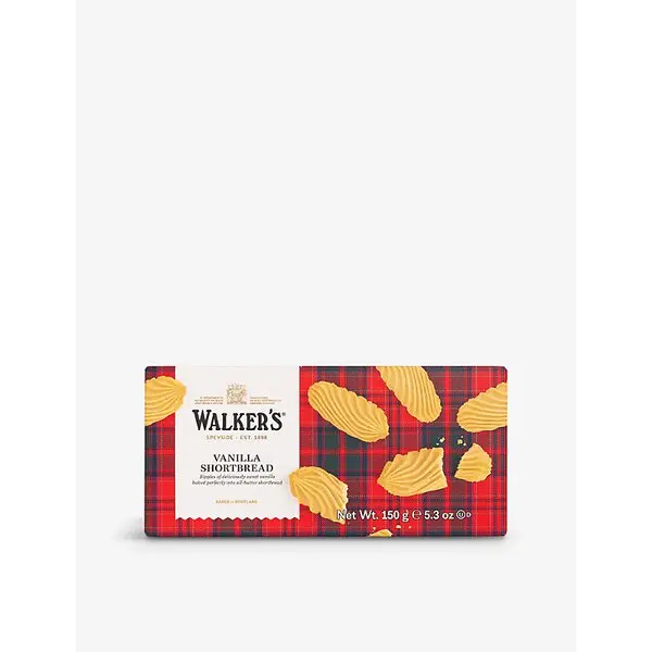 WALKERS Vanilla Shortbread Biscuit Selection Box 150g
