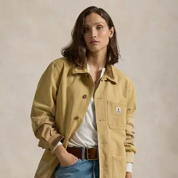 Ralph Lauren Patchwork Chore Jacket - Tan | Editorialist