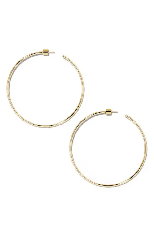 JENNIFER FISHER Thread Hoops - Gold